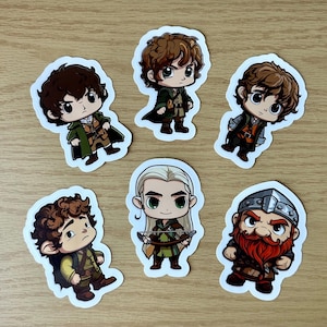 Lord of the Rings (LOTR) Chibi | Stickers - Etsy