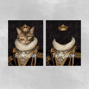 Pet Portrait Templates, Royal Pet Portrait, Renaissance Pet Portraits ...