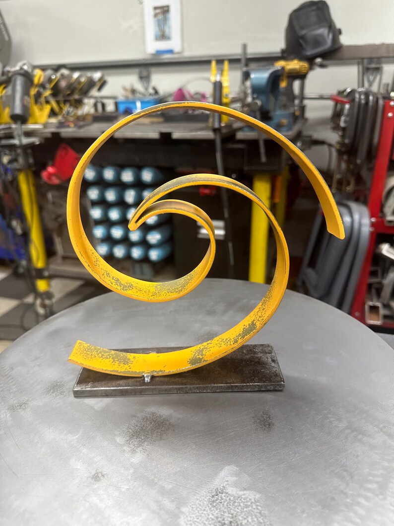 Handmade Abstract Scrap Metal Sculpture “soar” Recycled Steel Repurposed Art - Etsy