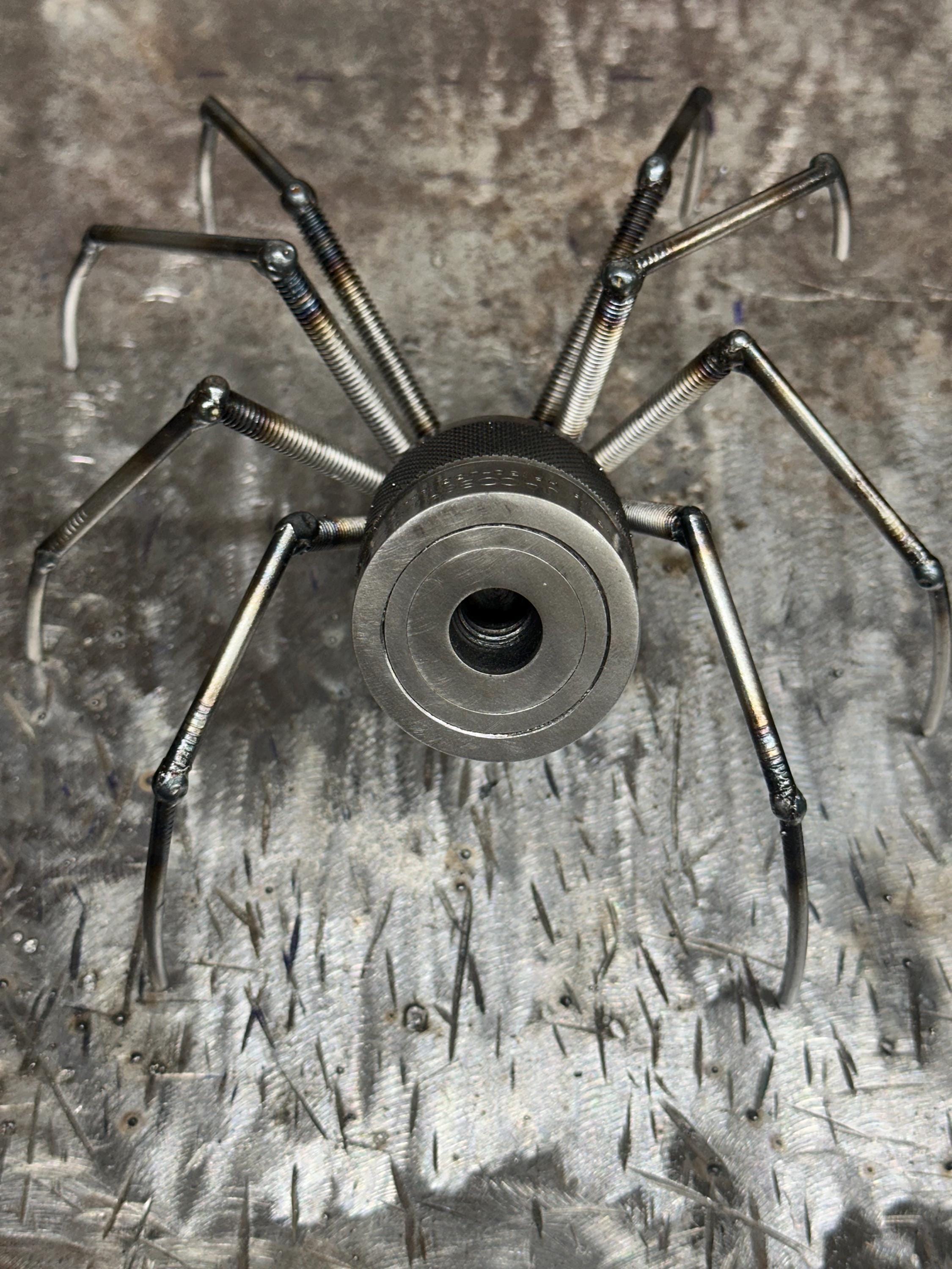 Machine Shop Spider Sculpture Drill Chuck Scrap Metal Art - Etsy
