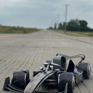 Scrap Metal Formula 1 Car Sculpture F1 Inspired Welding Art Racing F1 ...