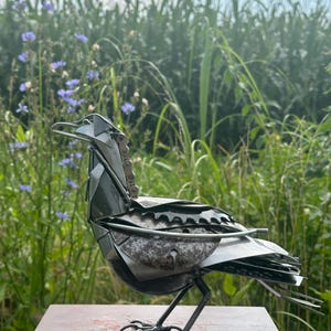 Scrap Metal Bird Sculpture jimmy Talon Recycled Steel Welding Art - Etsy