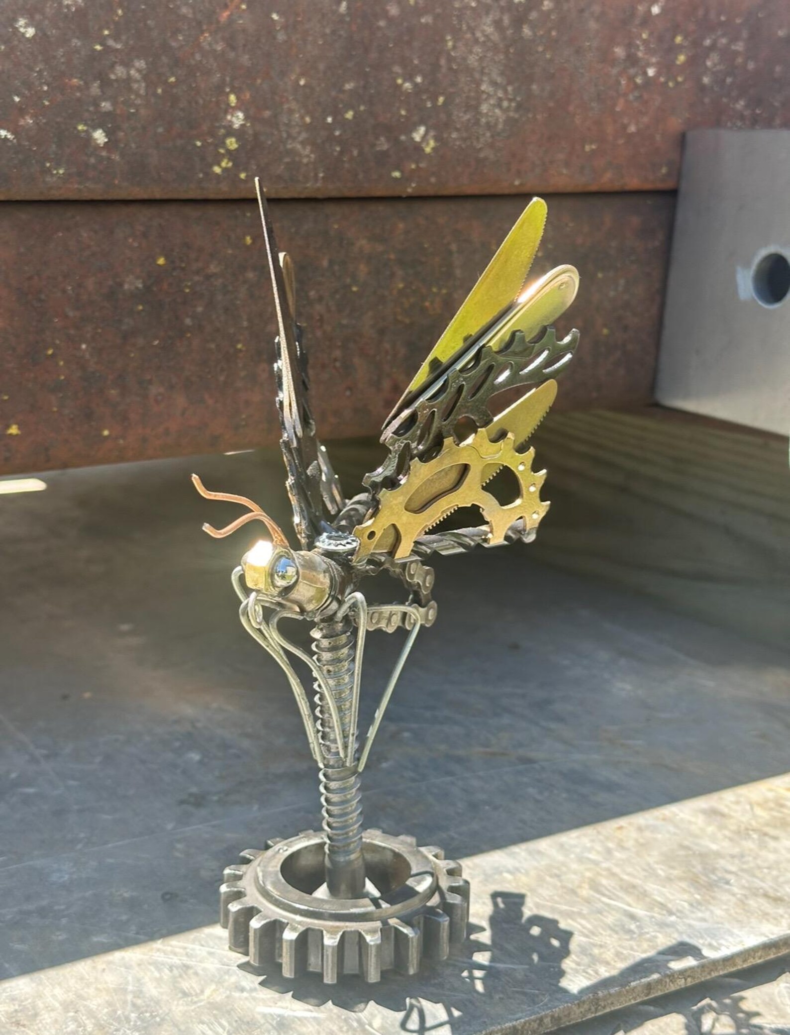 Handmade Scrap Metal Butterfly Welding Art Recycled Steel - Etsy