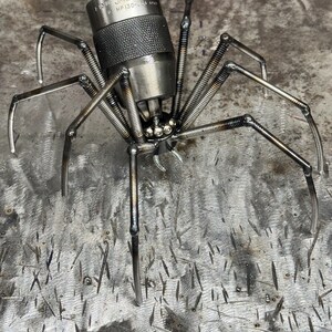 Machine Shop Spider Sculpture Drill Chuck Scrap Metal Art - Etsy