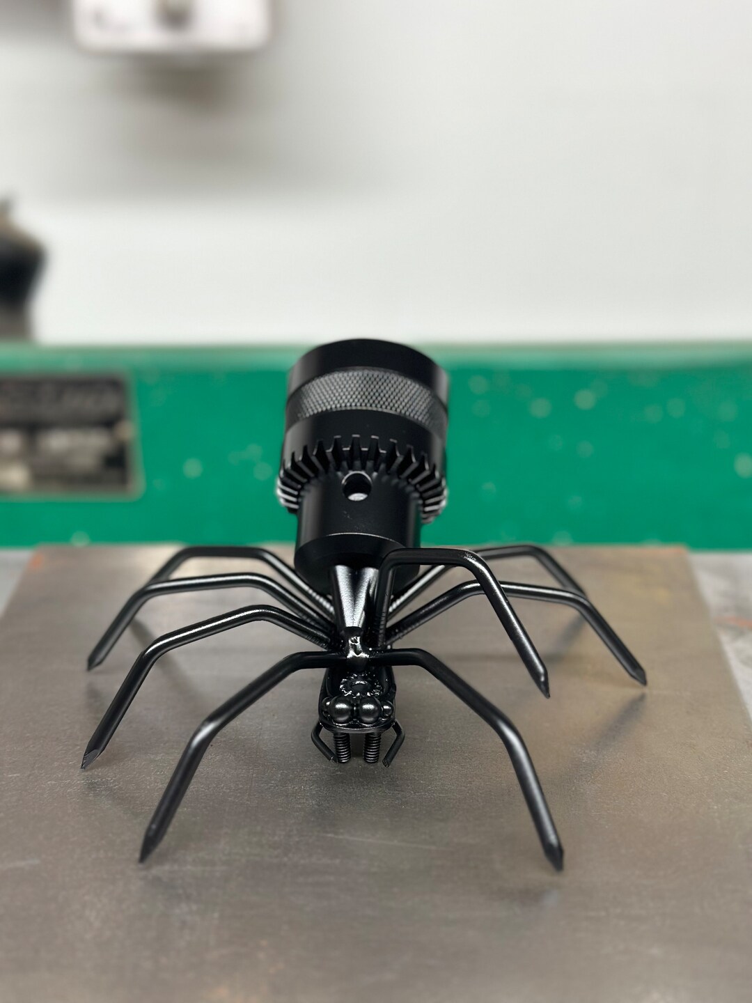 Drill Chuck Spider Sculpture Scrap Metal Handmade Welded Art Recycled ...