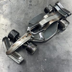 Scrap Metal Formula 1 Car Sculpture F1 Inspired Welding Art Racing F1 ...