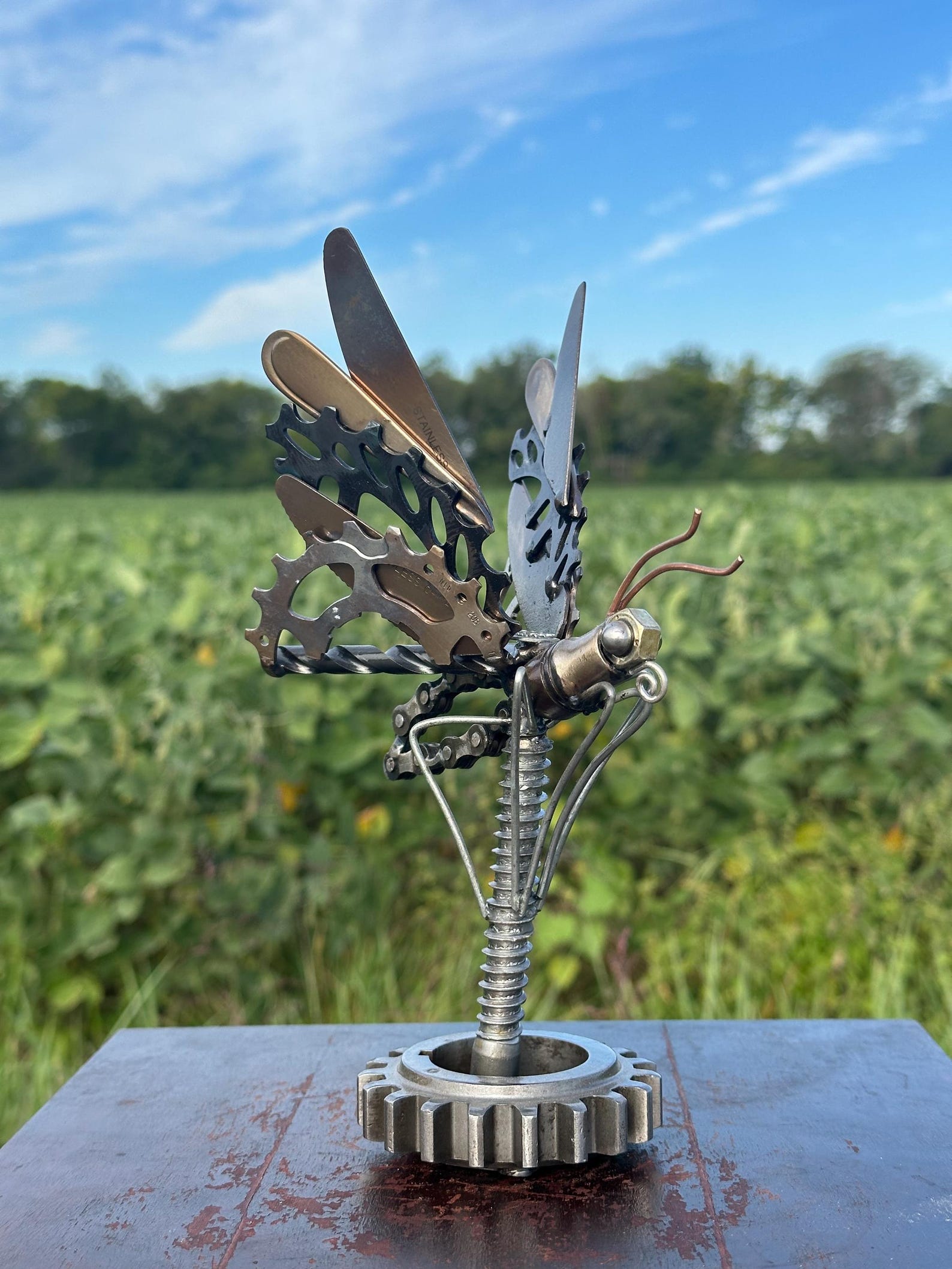 Handmade Scrap Metal Butterfly Welding Art Recycled Steel - Etsy