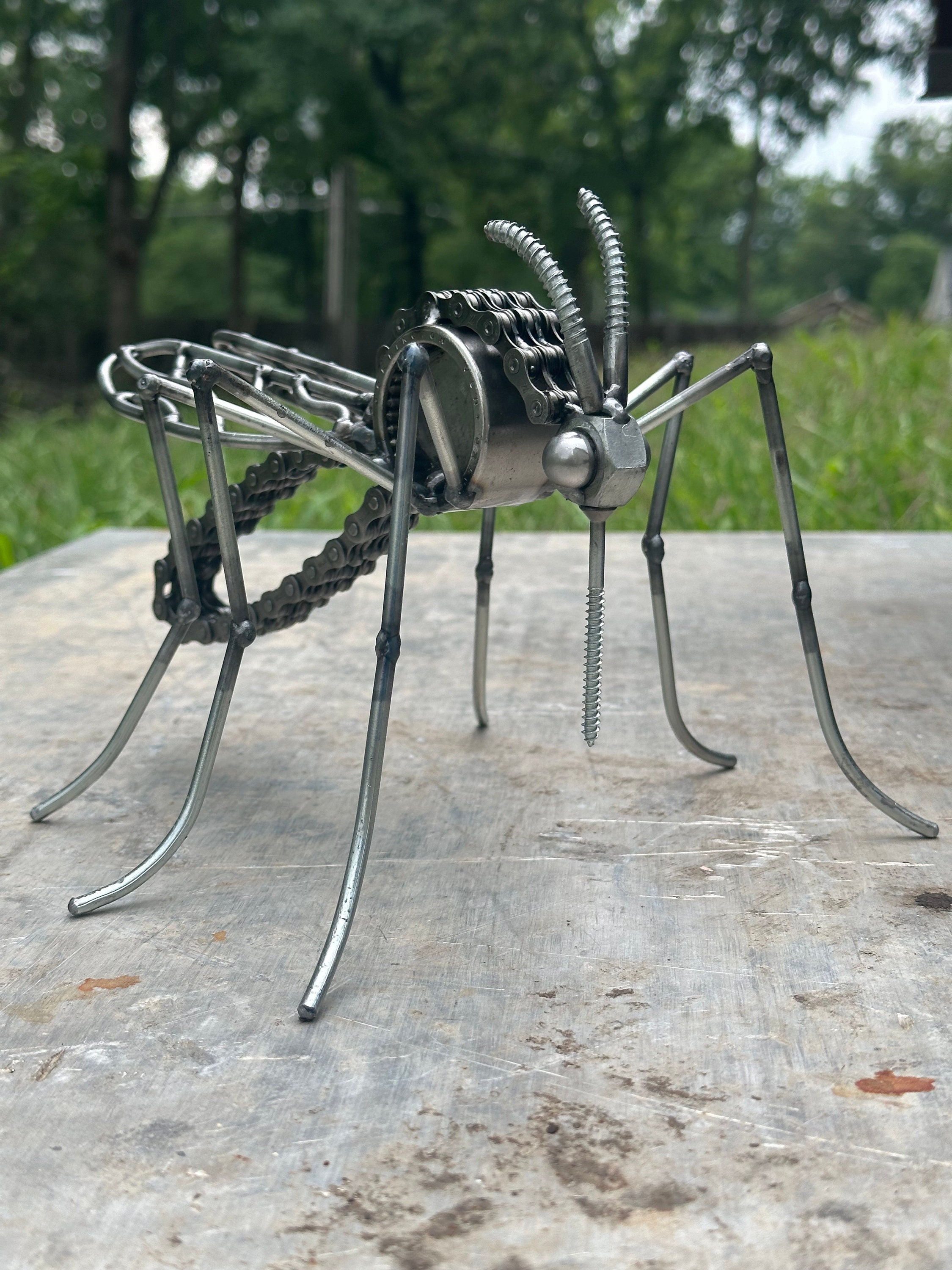 Scrap Metal Mosquito Sculpture Welding Art - Etsy