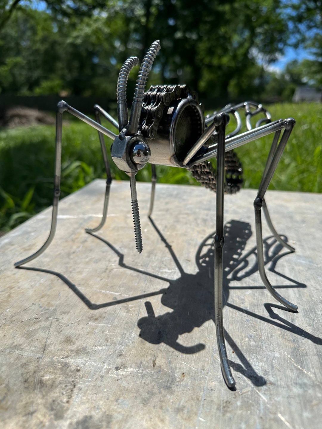 Scrap Metal Mosquito Sculpture Welding Art - Etsy