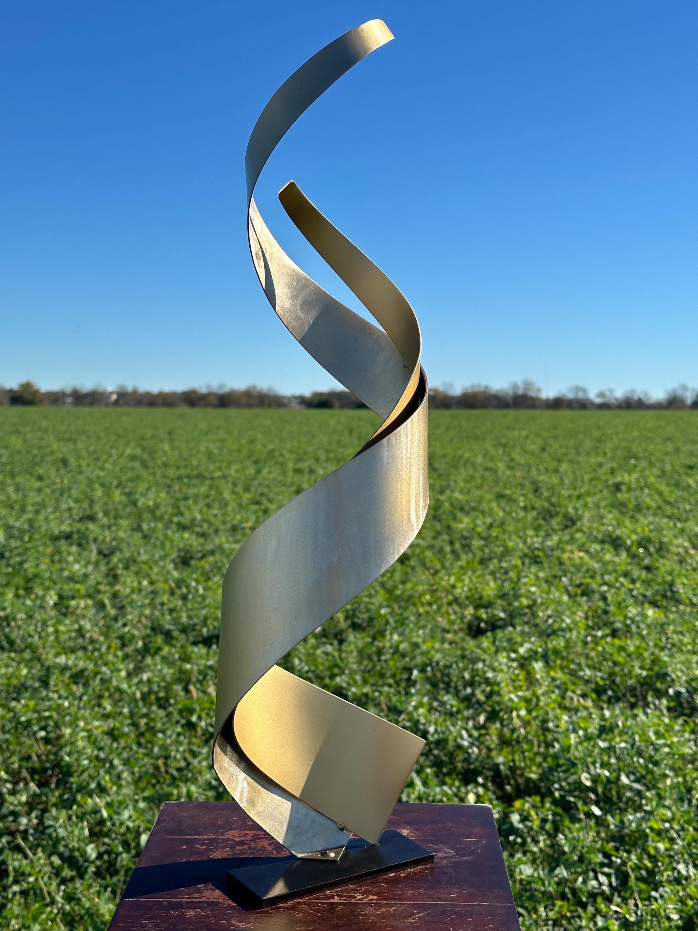 Abstract Metal Sculpture “intertwined” Welding Art Recycled Steel - Etsy