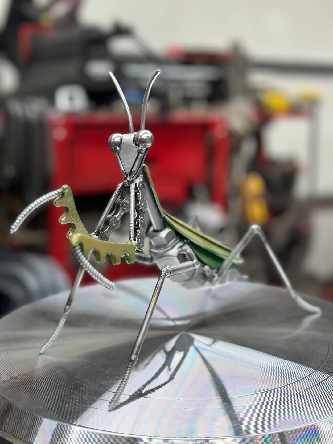Scrap Metal Praying Mantis Sculpture Recycled Art Welding - Etsy