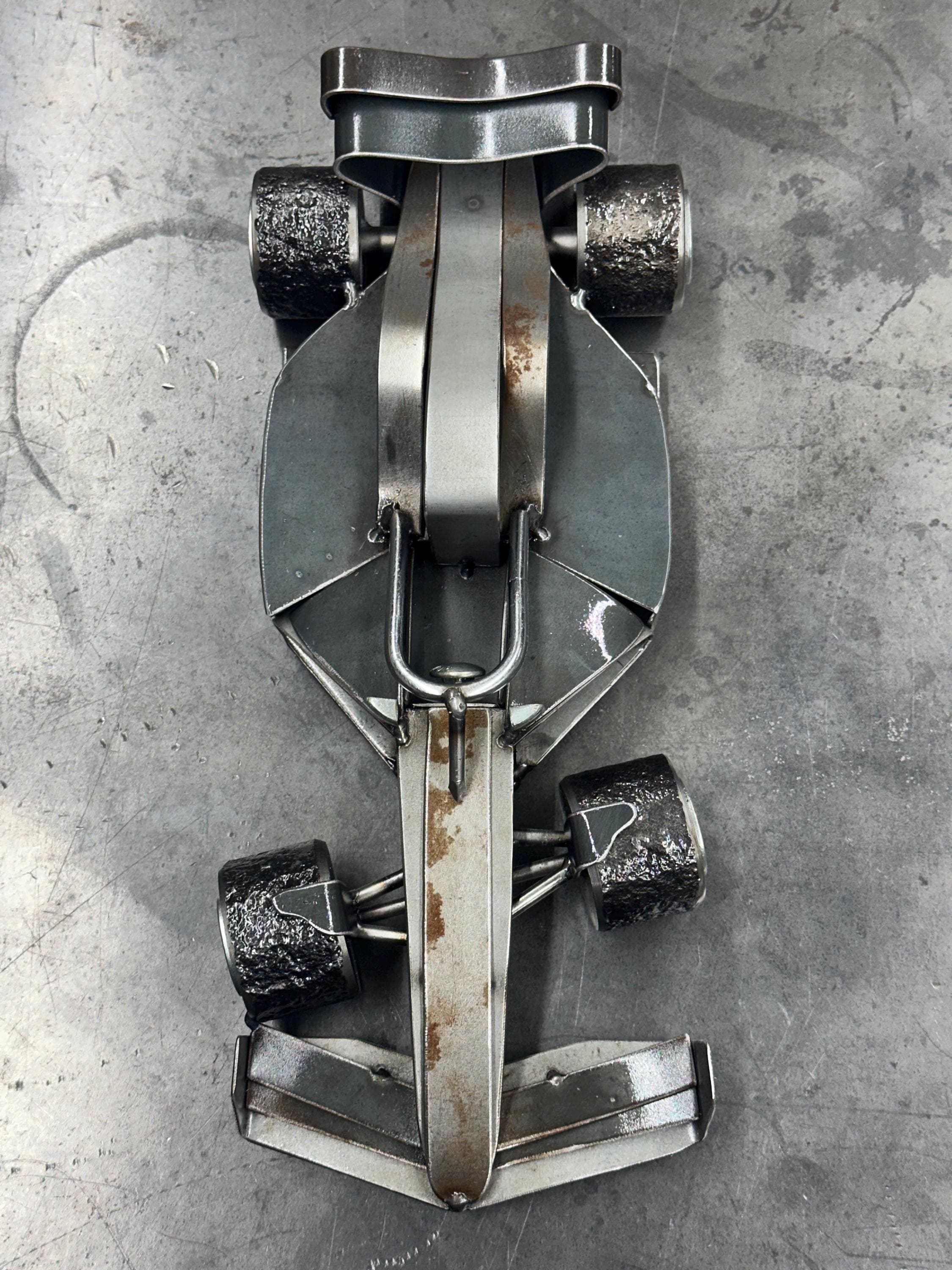 Scrap Metal Formula 1 Car Sculpture F1 Inspired Welding Art Racing F1 ...