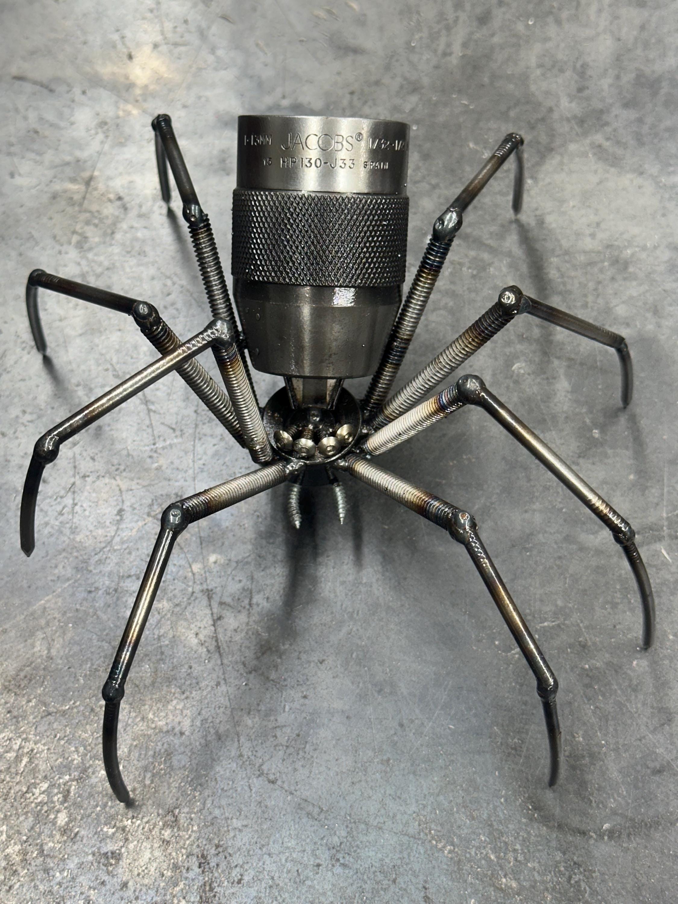 Machine Shop Spider Sculpture Drill Chuck Scrap Metal Art - Etsy