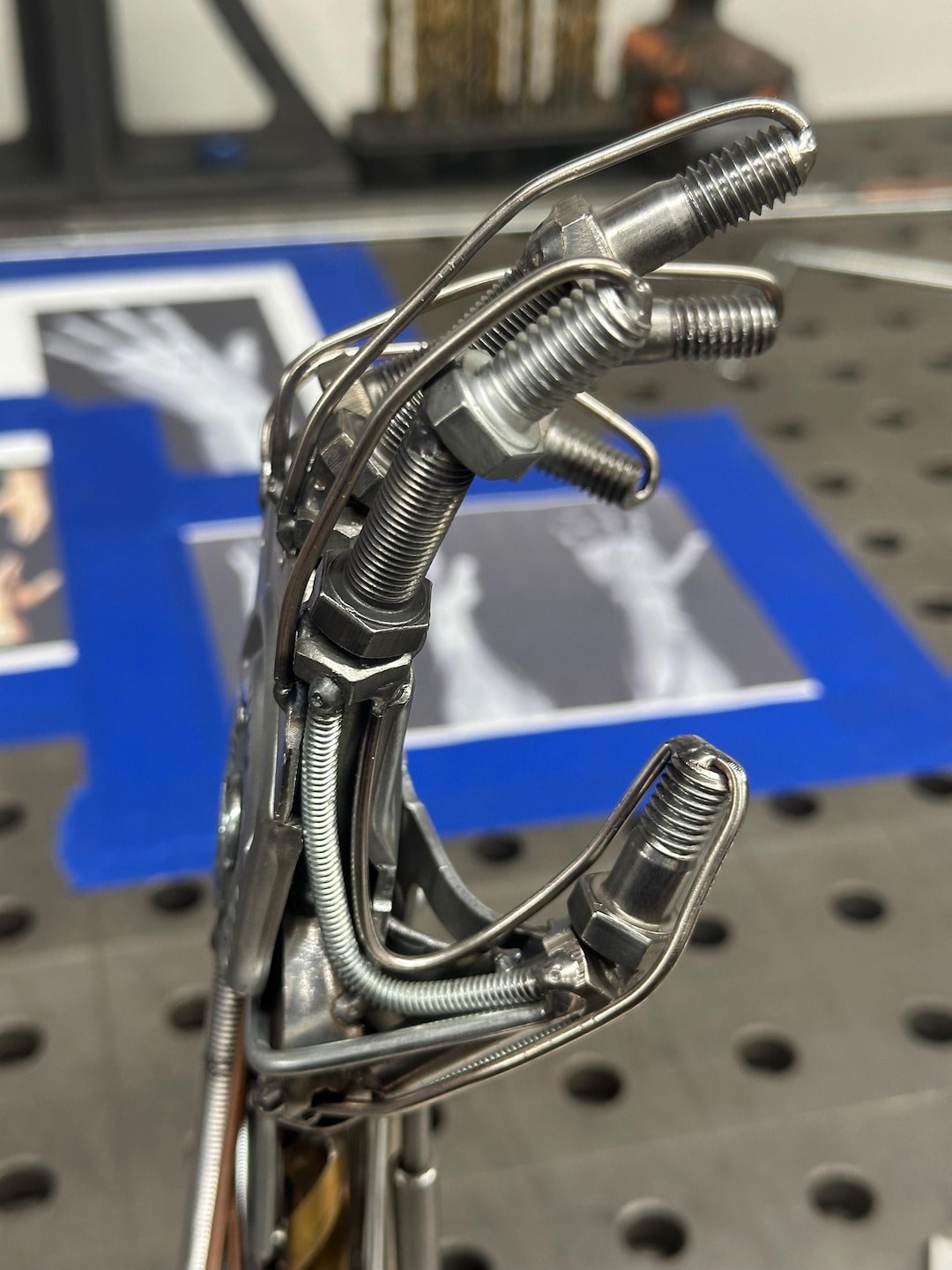 Articulated Alloy; Scrap Metal Hand & Forearm Sculpture, Welding Art - Etsy