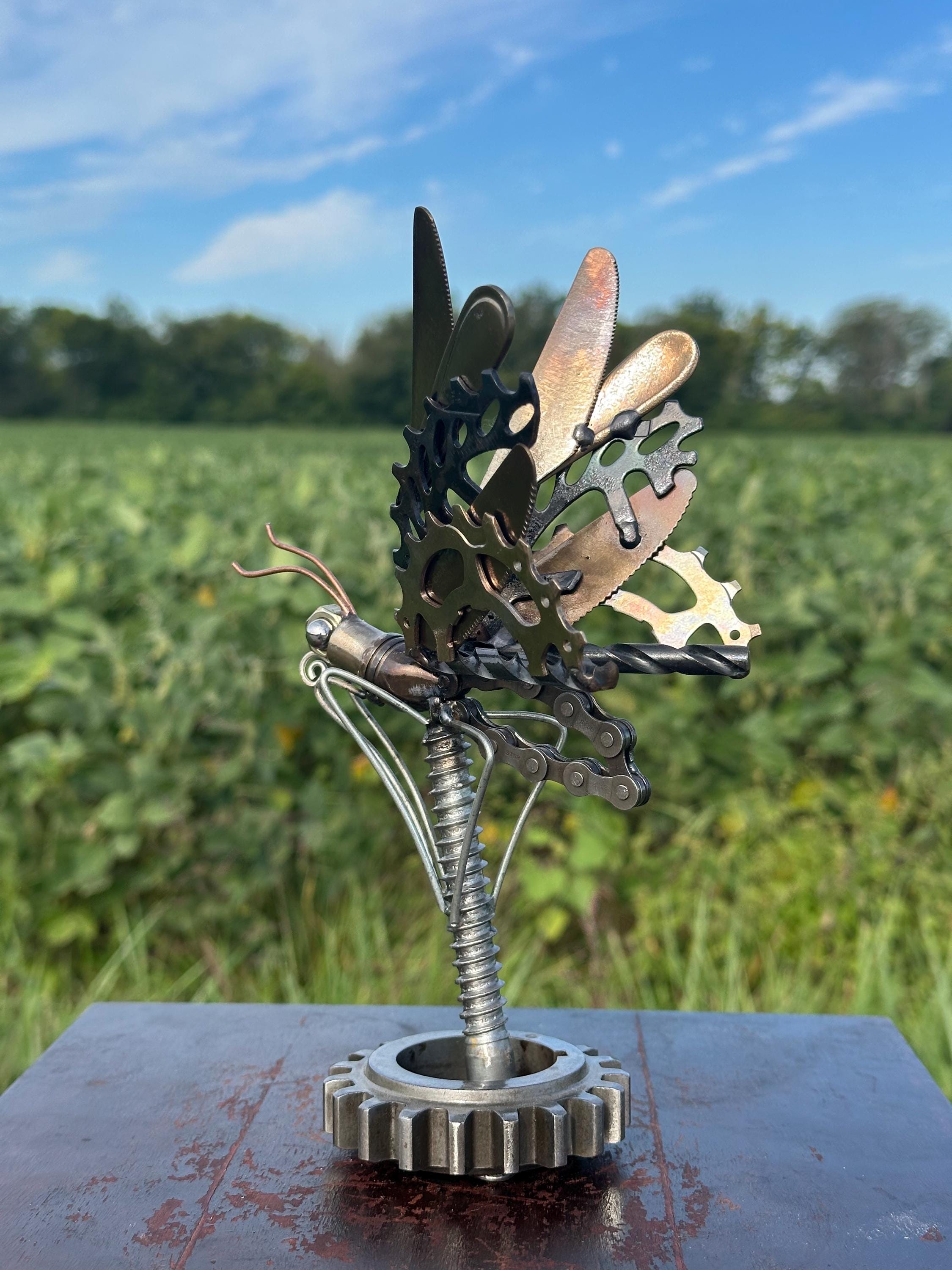 Handmade Scrap Metal Butterfly Welding Art Recycled Steel - Etsy