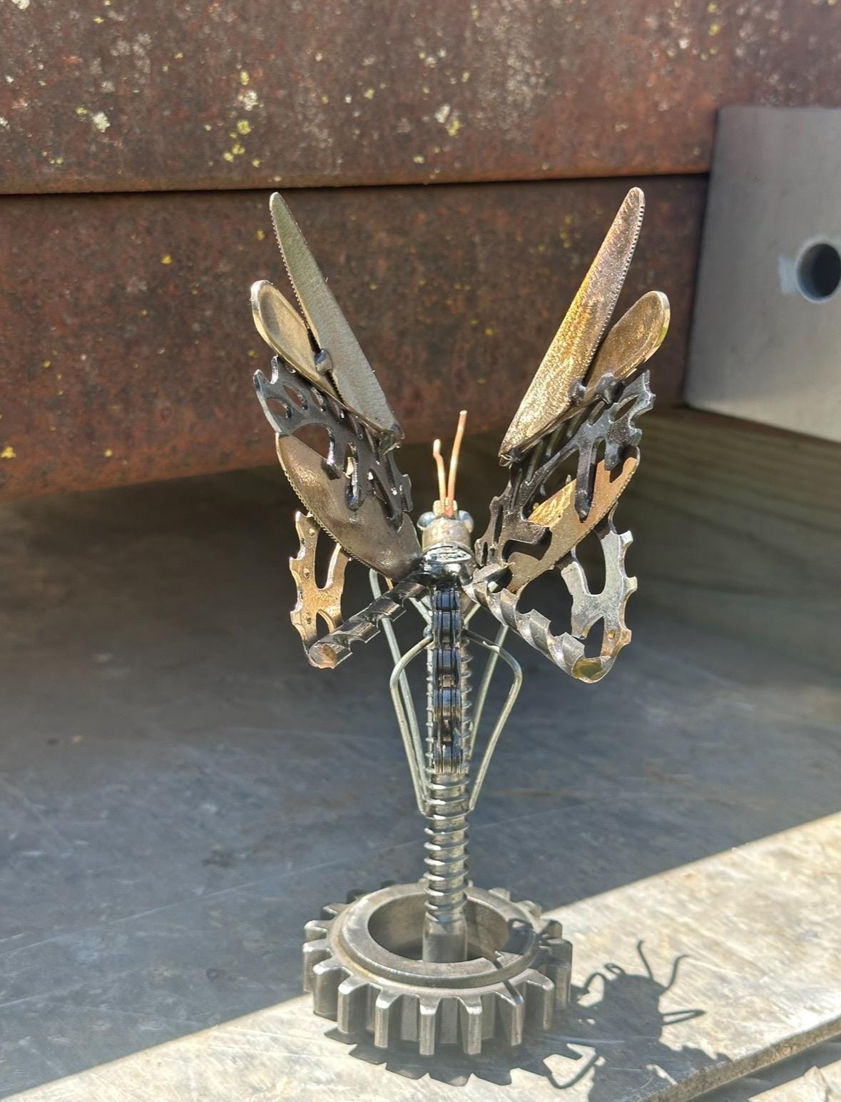 Handmade Scrap Metal Butterfly Welding Art Recycled Steel - Etsy