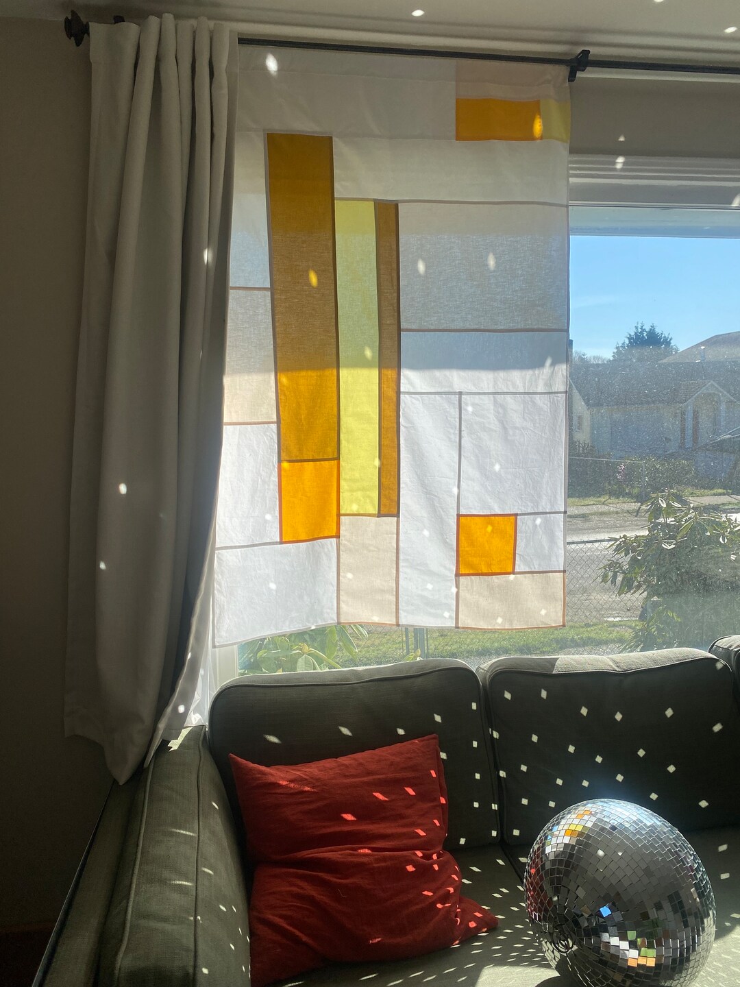 Daylight Stained Glass-inspired Pojagi Window Shade (custom Sizing) - Etsy