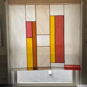 Golden Hour Stained Glass-inspired Pojagi Window Shade (custom Sizing ...