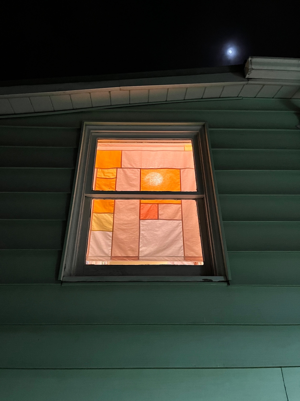 Sunset Stained Glass-inspired Pojagi Window Shade custom Sizing - Etsy UK