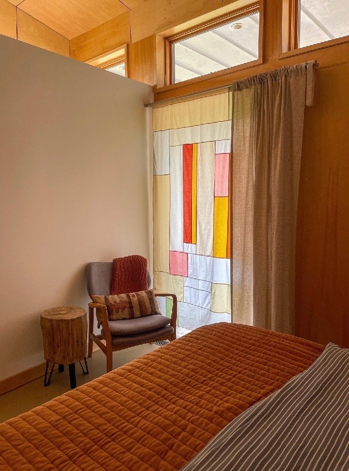 Blossom Stained Glass-inspired Pojagi Window Shade custom Sizing - Etsy