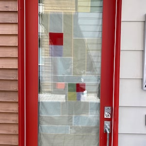 Wildflower Stained Glass-inspired Pojagi Window Shade (custom Sizing ...