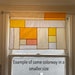 Sunset Stained Glass-inspired Pojagi Window Shade custom Sizing - Etsy