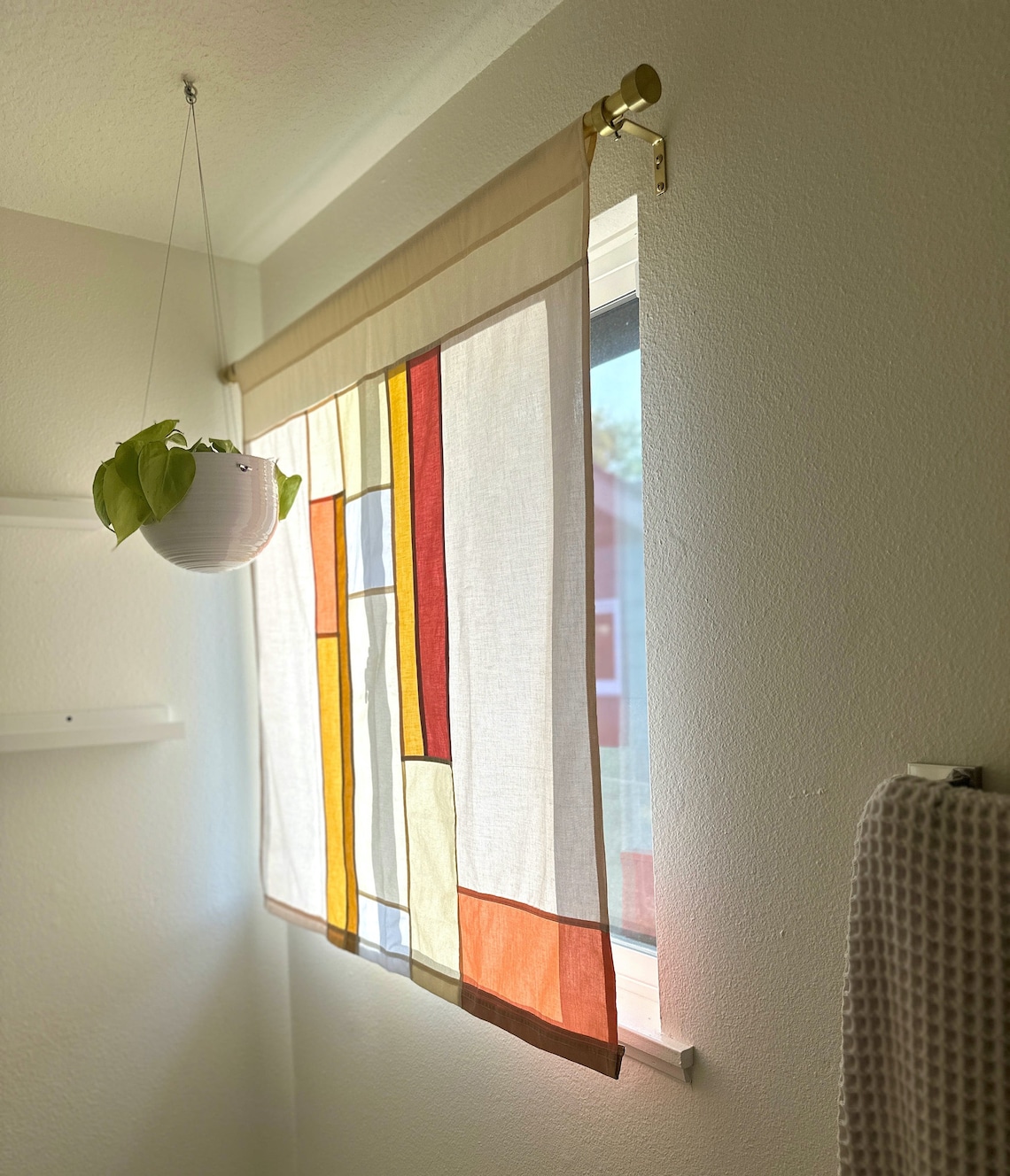 Golden Hour Stained Glass-inspired Pojagi Window Shade (custom Sizing ...