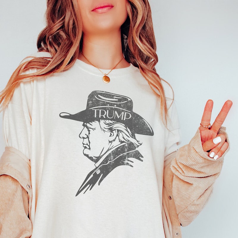 Trump Cowboy Shirt - Etsy