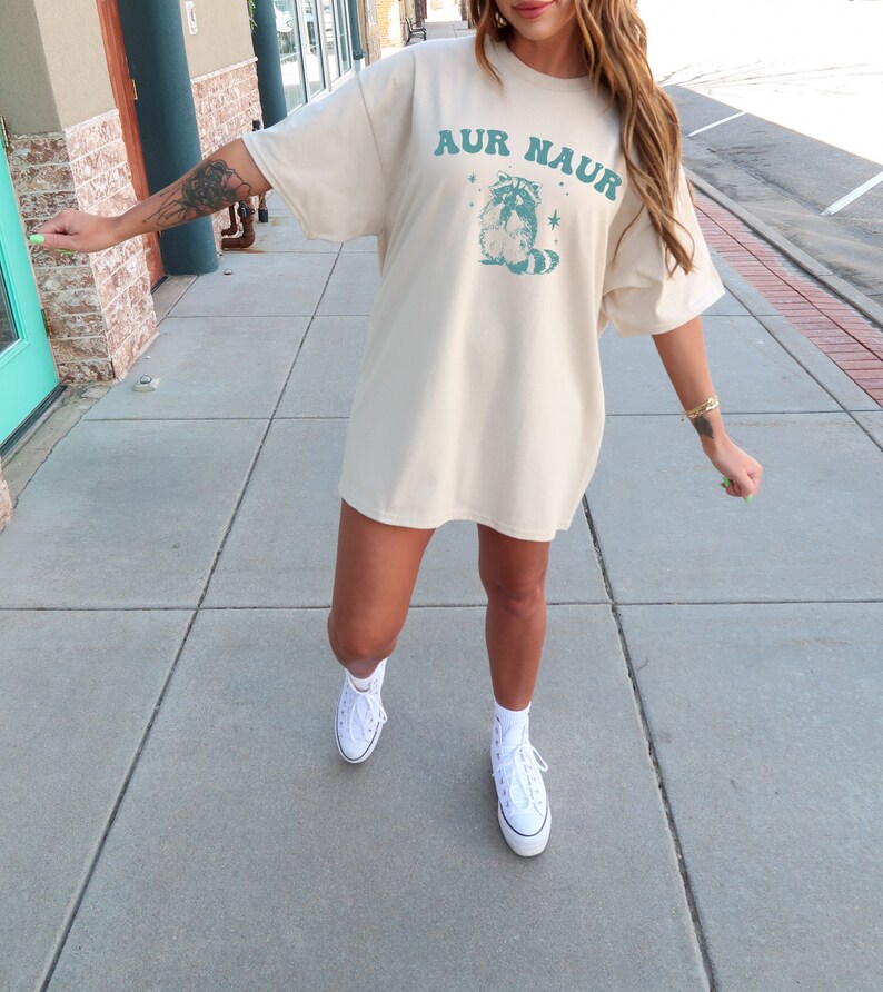 Aur Naur Funny Racoon Shirt, Funny Meme Shirt, Racoon Meme Shirt, Trash ...