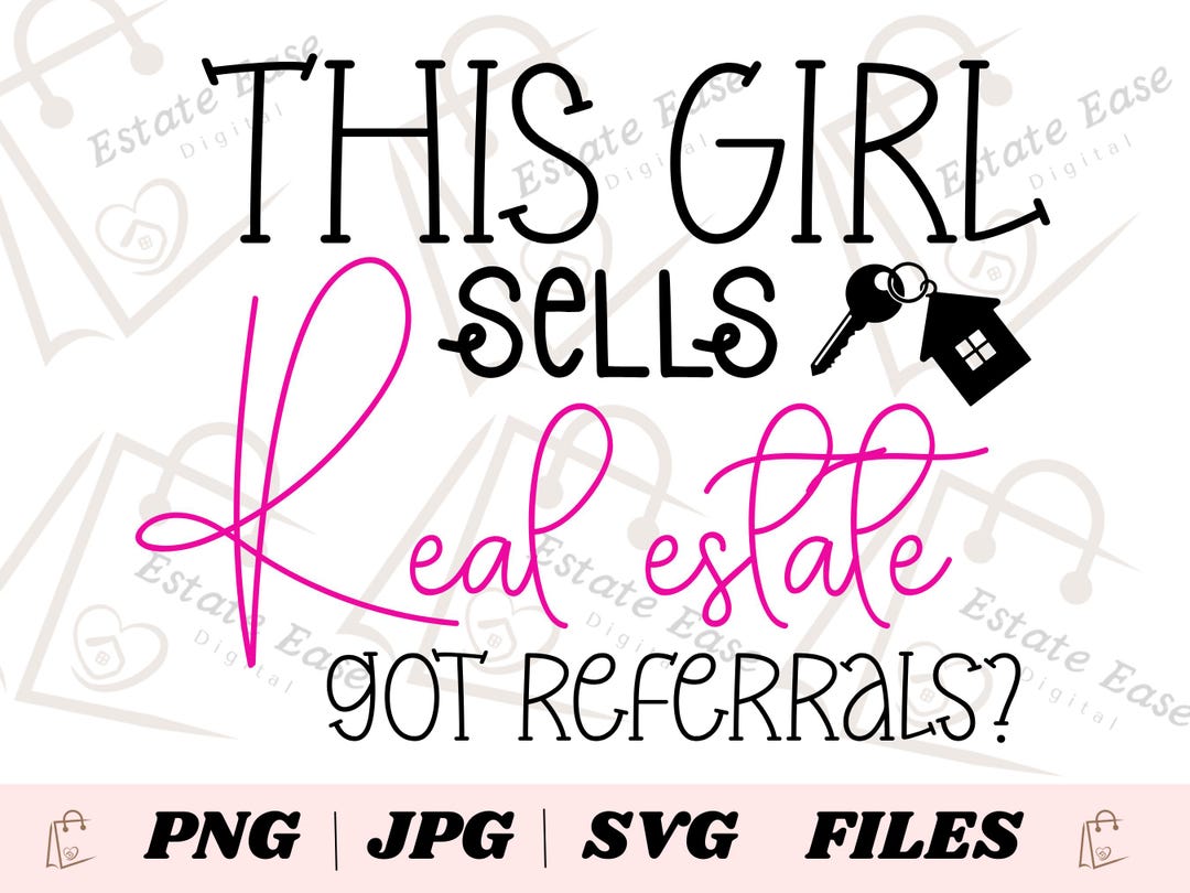 Realtor Svg Funny Shirt Svg Referrals PNG Download Businesswoman Svg ...