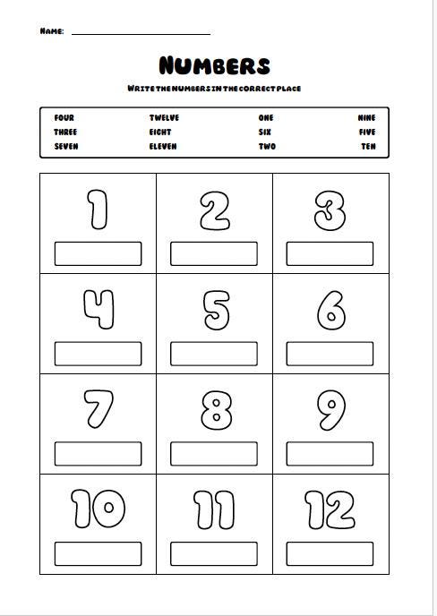 Counting Fun: Interactive Kids' Workbook for Learning Numbers ...