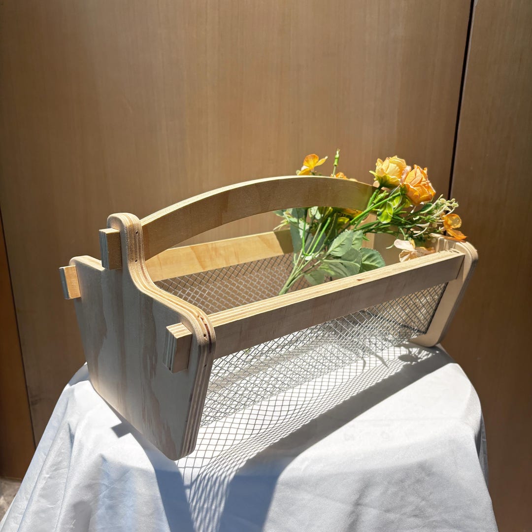 Handle Reinforcement Design Custom Handmade Garden Basket,personalized ...