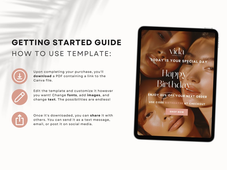 Beige Beauty Wellness Skincare Canva Emai Newsletter Marketing ...
