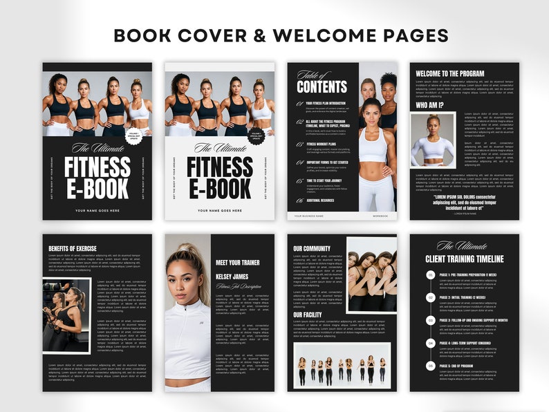Fitness Coach Ebook Program, Health Wellness Coach Resources, Fitness ...
