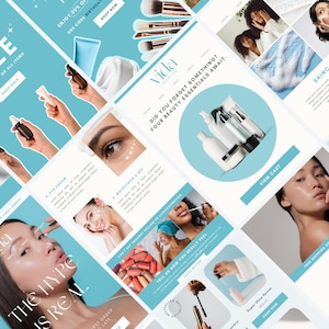 Medspa Canva Email Template, Beauty Wellness Skincare Email Templates ...