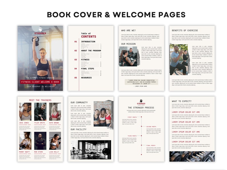 Nutrition Health Coach Digital Guide Ebook Template, Fitness Program ...