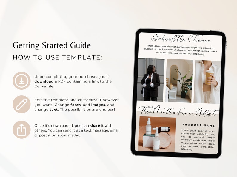 Canva Email Template, Clothing Fashion Blogger Email Templates, Email ...