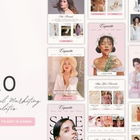 Fashion Catalog Template | Canva Template | Editable Newsletter ...
