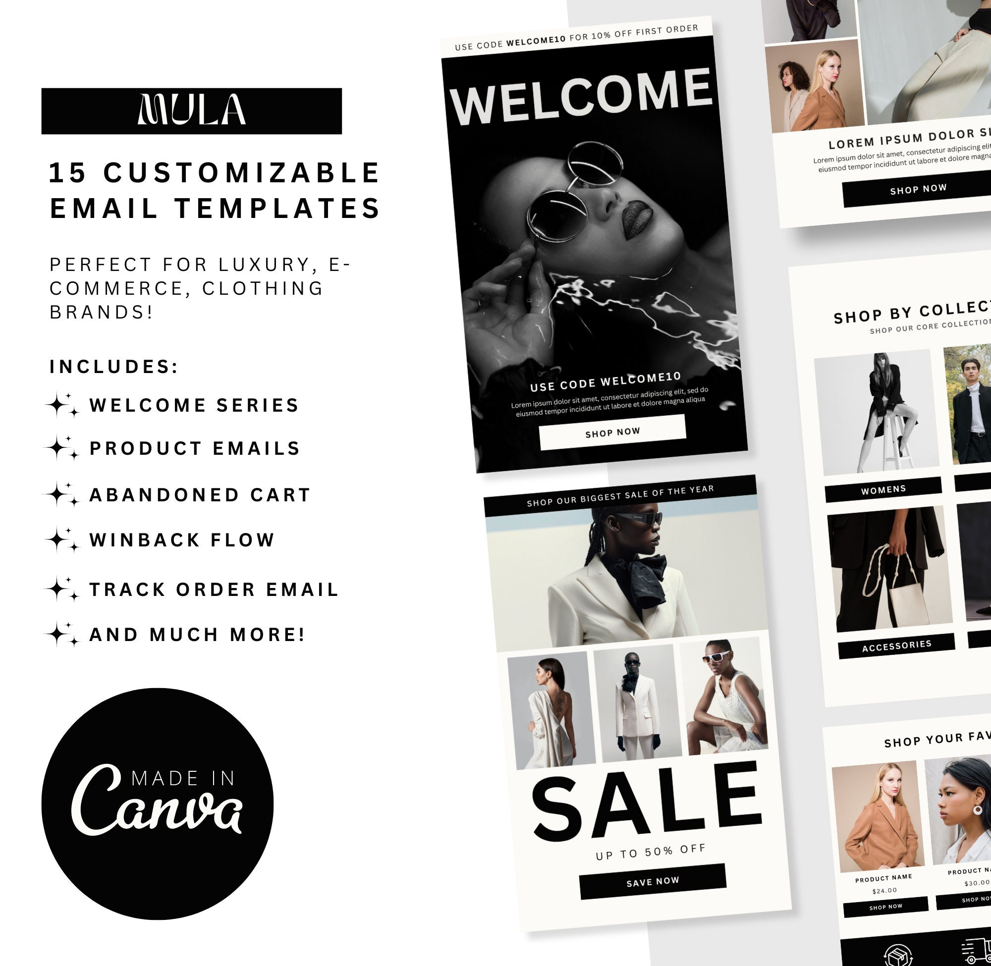 Canva Email Template, Email Marketing Newsletter, Newsletter Canva ...