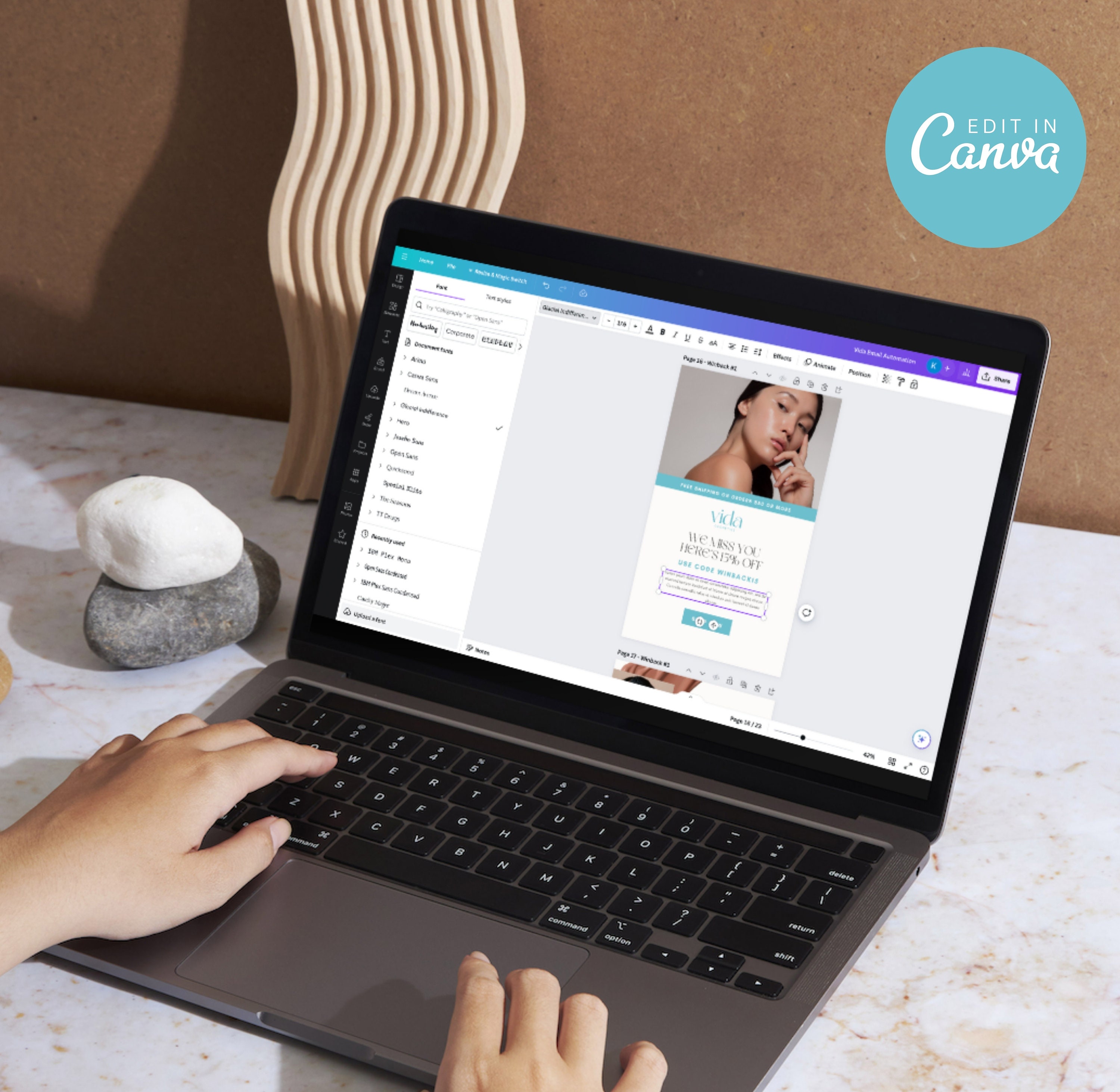 Medspa Canva Email Template, Beauty Wellness Skincare Email Templates ...