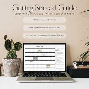 Podcast Planner Template Google Sheets, Digital Content Planner Content ...