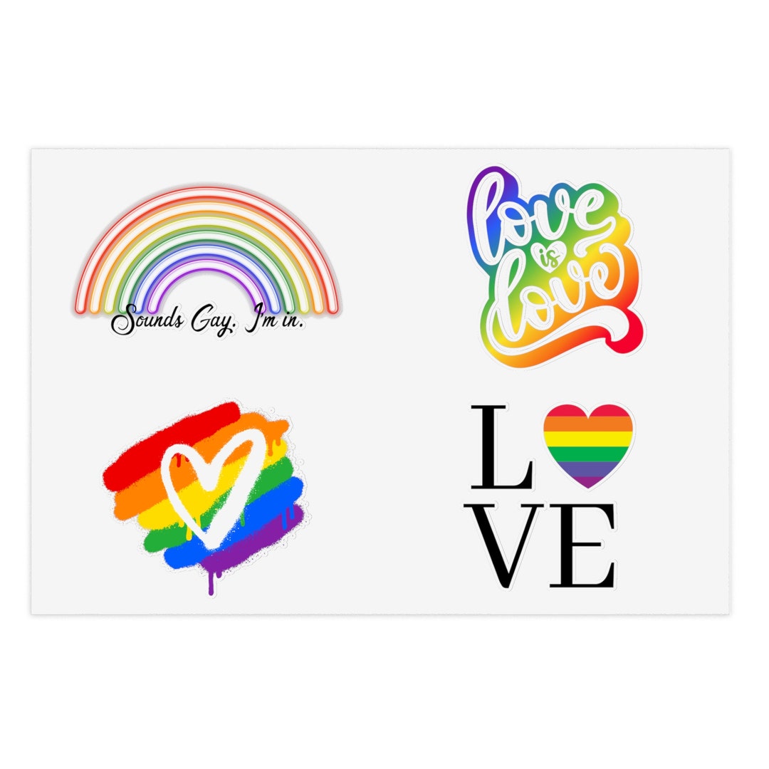 LGBTQ Pride Sticker Sheet - Etsy