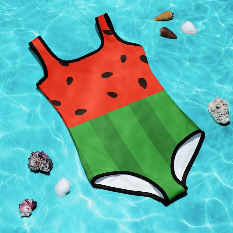 Baby Girl Watermelon Bathing Suit - Etsy