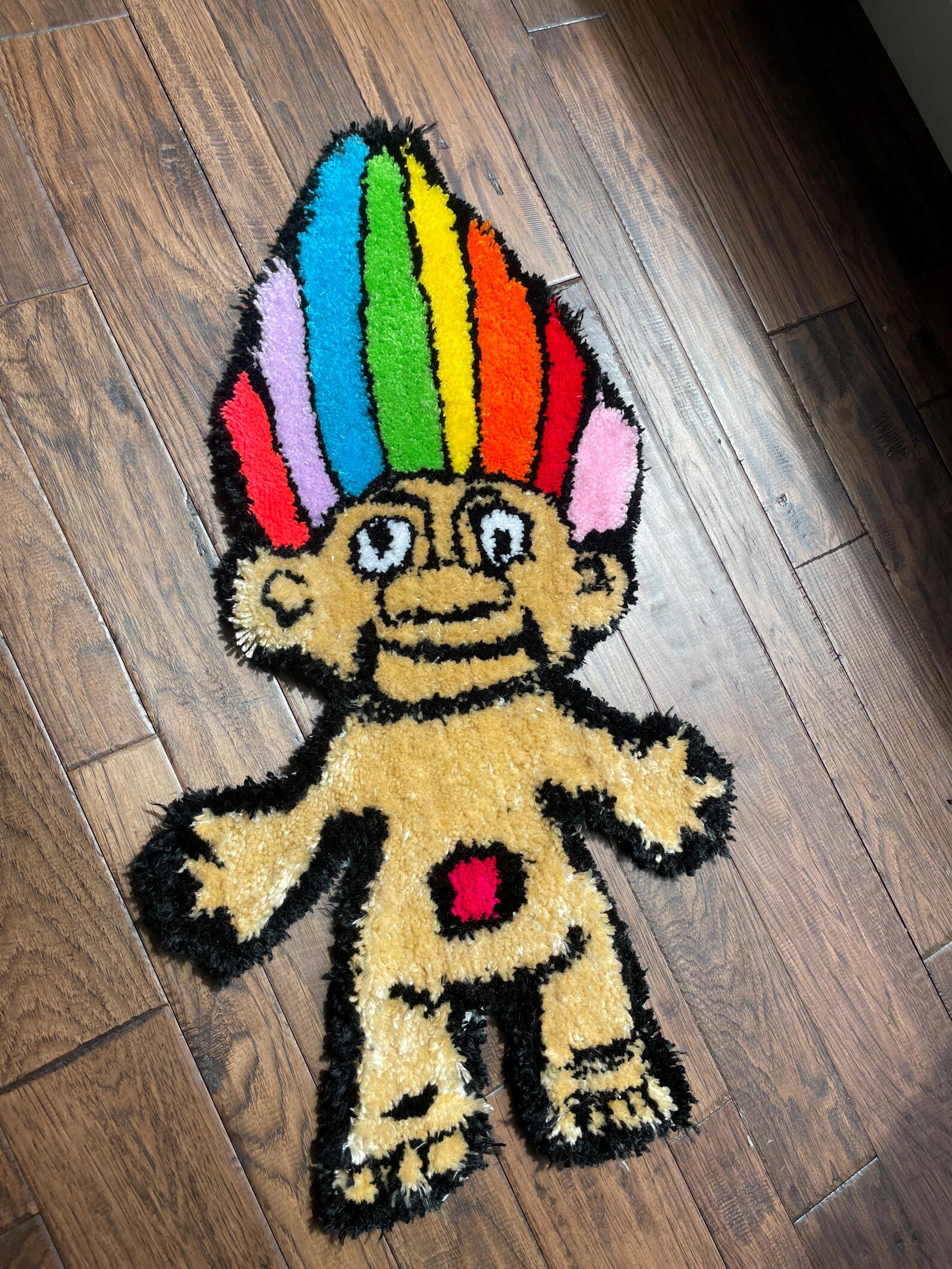 80s Troll Rug - Etsy