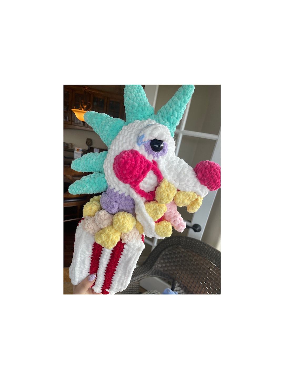 Crazy Popcorn Clown - Etsy