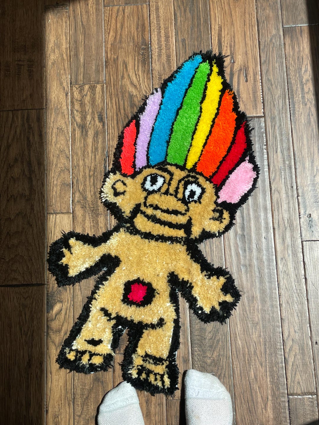 80s Troll Rug - Etsy
