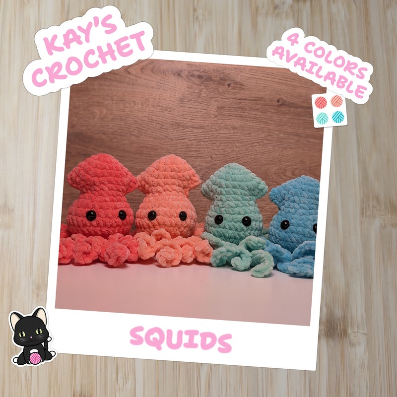 Squid - Etsy