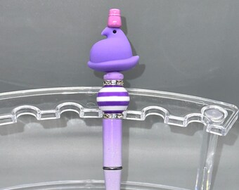 Beadable Pen Beads Peeps Pen Easter Peeps Focal Pen Bling DIY Beaded ...