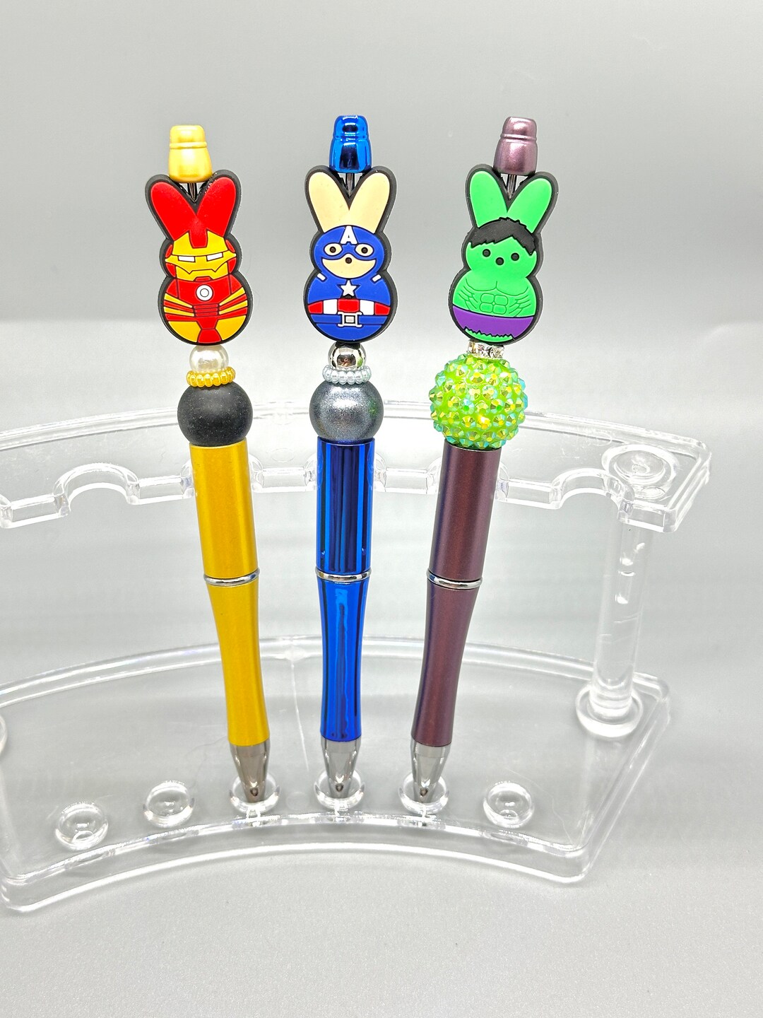 Superhero Peeps Pen Silicone Focal Bead Easter Peeps Focal Pen Peeps ...