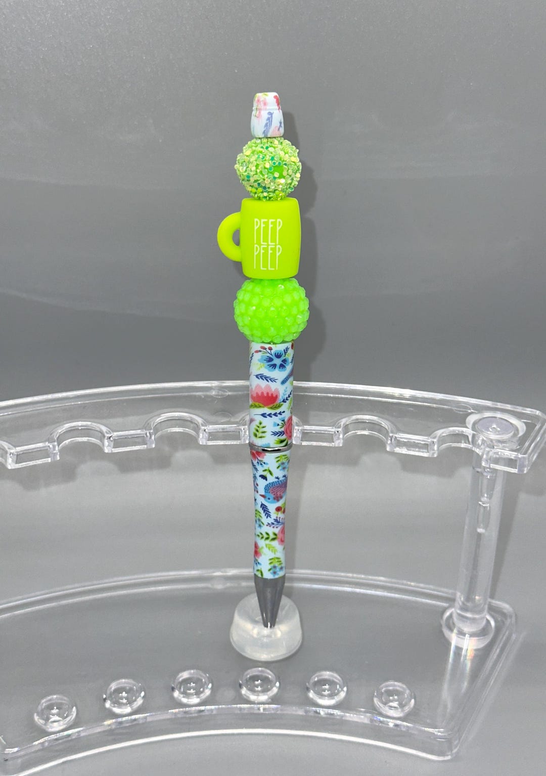 Peeps Focal Peep Peep Coffee Cup Pens Bling DIY Beaded Pen Peeps Bead ...